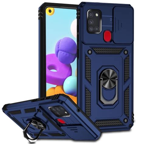 Para Samsung Galaxy A21s Funda De Teléfono Con Soporte Deslizante