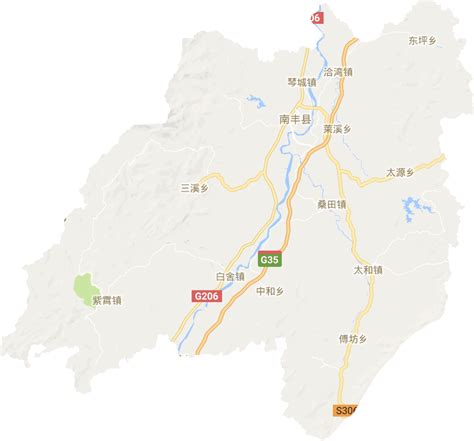 南丰乡镇地图 河南 大山谷图库