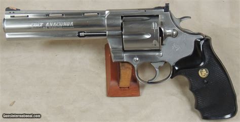 Colt Anaconda 44 Magnum Caliber Stainless Steel Revolver S N MM21459