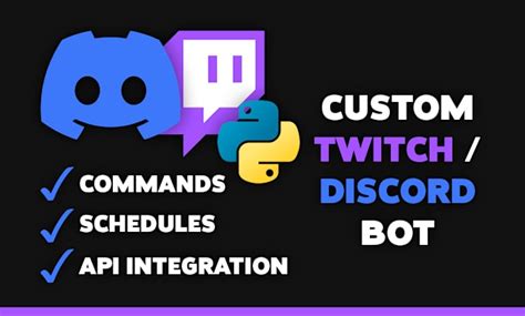 Develop A Custom Twitch Or Discord Bot By Alexzfl Fiverr