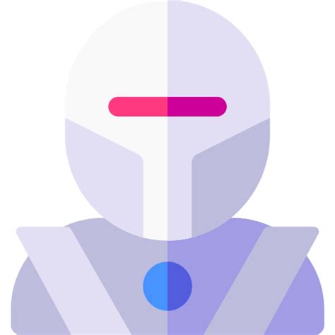 Robot Basic Rounded Flat Icon Robot Basic Rounded Flat Icon