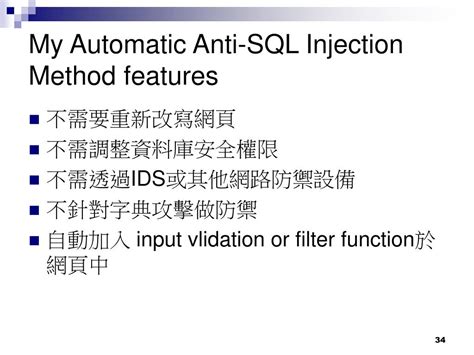 Ppt Web Site Security Part Defending Against Sql Injection