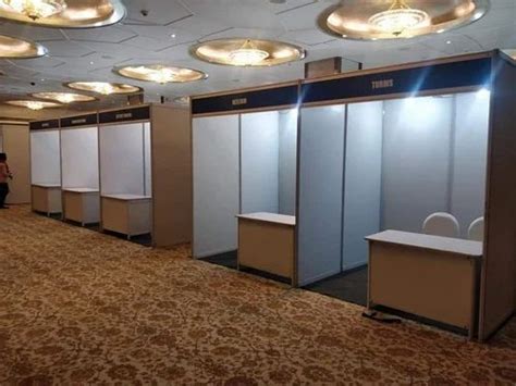 White Aluminium Wh Octonorm Stalls For Exhibition Size 8 Ft At Best