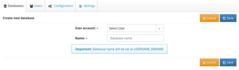 Create Postgresql Databases In Control Web Panel Cwp Inmotion Hosting