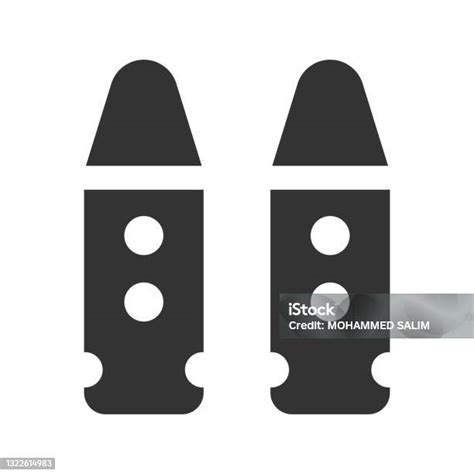 子彈彈藥圖示向量圖形及更多圖示圖片 圖示 子彈 射擊 Istock