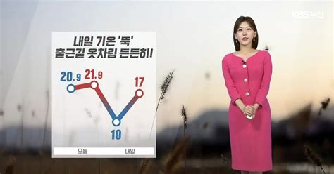 날씨 부산 강풍주의보에 기온 ‘뚝내일 출근길 옷차림 든든히