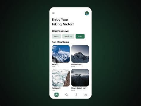 Hiking App Design Ui Ux Behance