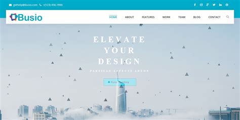 Multipurpose Responsive Html Template Busio