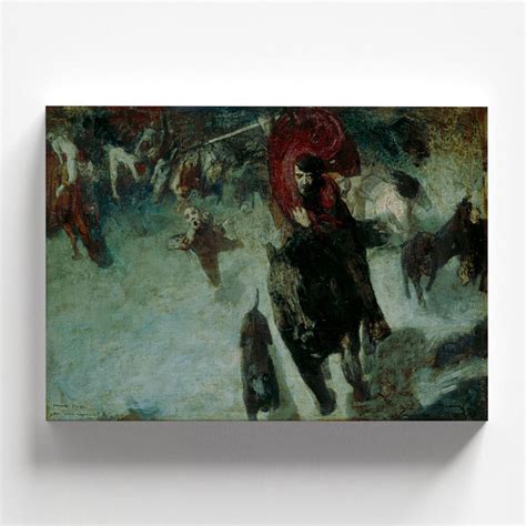 The Wild Hunt Die Wilde Jagd By Franz Stuck C 1889 Symbolism Art