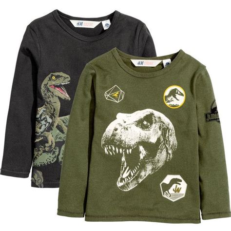 2 Pack Cotton Jersey Long Sleeve T Shirts
