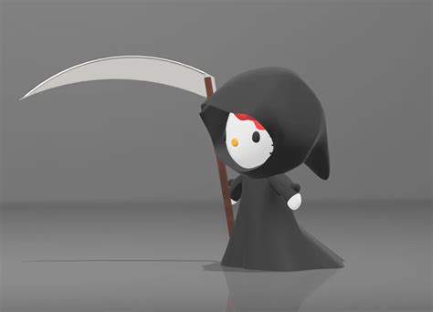Grim Reaper Hello Kitty By Jp3d Makerworld