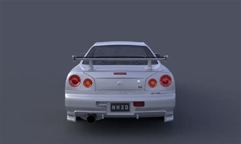Nissan Skyline GTR R34 Nismo Z Tune Limited Edition 3D Model CGTrader