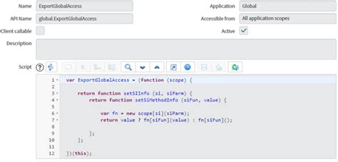 servicenow cross scope access to private members dev community