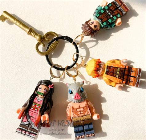 Demon Slayer Lego Earrings Artful Values