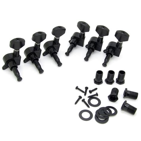 Waxiayu R Black Electric Guitar Tuners For Strat String Keys