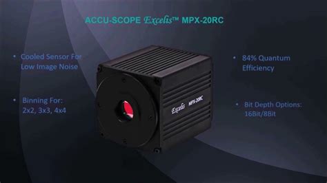 Excelis Mpx 20rc Cooled Color Microscope Camera Youtube