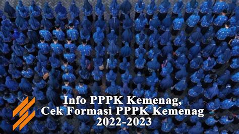 Info Pppk Kemenag Cek Formasi Pppk Kemenag 2022 2023 Layar Maya