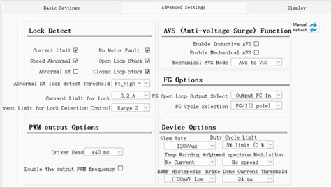 Drv10987evm Using Gui To Configure Parameters The Motor Does Not