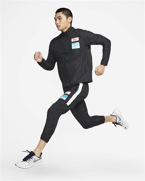Nike Dri Fit Miler Mens Running Jacket Nike In