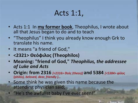 Acts 1 The Person And Works Of The Holy Spirit Restoring The Kingdom