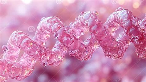 Exploring The Dynamic Structure Of Molecules In Biochemistry Stock