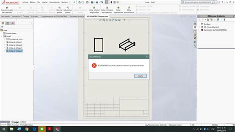 Ayuda Con El Error Solidworks No Tiene Suficiente Memoria Y Se Esta Cerrando Grabcad Questions