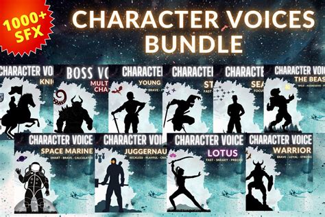 Character Voice Pack Bundle Voices Sound Fx Unity Asset Store