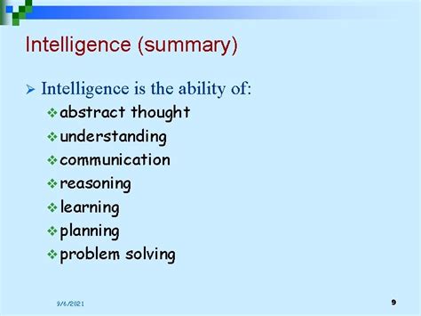 Artificial Intelligence Ai Lecture No 1 Agenda Intelligence