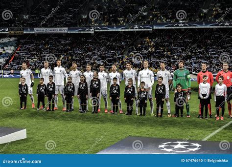 Kyiv Ukraine February 24 2016 Uefa Championes League Game With