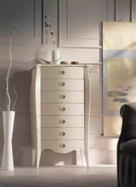 Jvmoebel Hochkommode Kommode Schrank Luxus Schränke Regal Konsole Italy