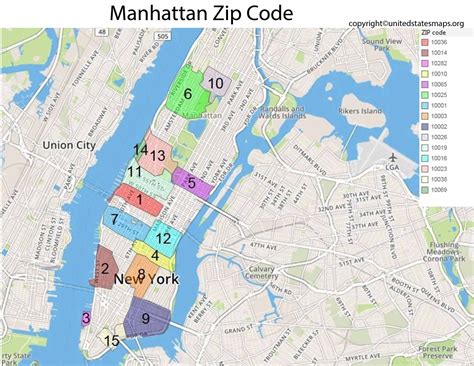 Manhattan Zip Codes Map At Jeffery Thompson Blog