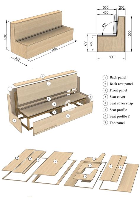 Banquette Seating Plans Ide Home Decor