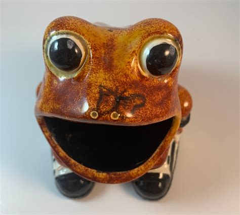 Vintage Frog Sponge Holder Etsy
