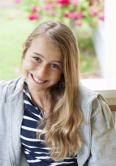 Girl Next Door Stock Image Image Of Eyes Garden Outside 33157923