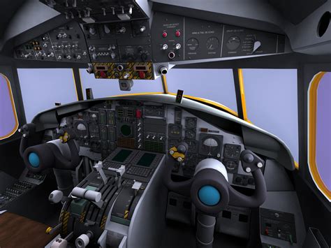 3d Model E 2c Hawkeye Cockpit E 2