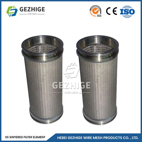 Gezhige Powder Casting Air Sinter Filter Factory 30MPa Working Pressure