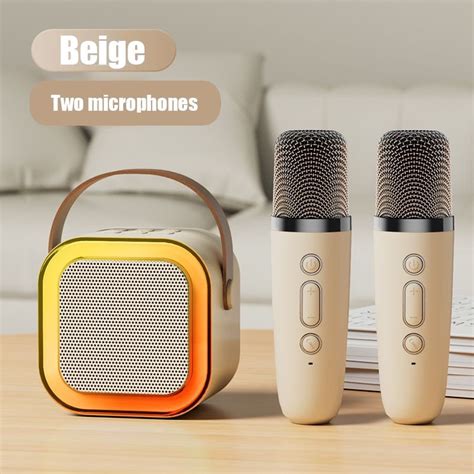 Wireless Karaoke Speaker With Karaoke Bluetooth Microphone K12 Home Ktv