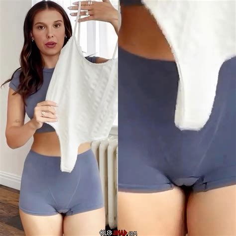 Millie Bobby Brown Pubic Tan Line Teasing