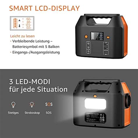 SinKeu Tragbare Powerstation 99Wh Solar Generatoren Akku Im Tragbare