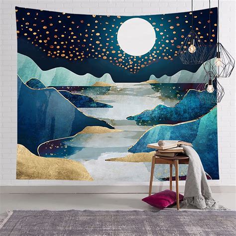 Tapestr Ocean Beach Wall Hanging Landscape Beach D Vicedeal