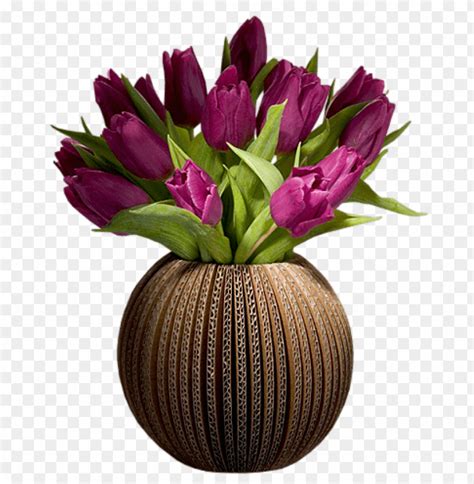 Png Image Of Tulips Vase With A Clear Background Image Id 45636 Toppng