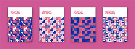 복고풍 기하학적 커버 컬렉션입니다 추상 모양 개념입니다 벡터 디자인 기하 도형에 대한 스톡 벡터 아트 및 기타 이미지 기하 도형 배경 주제 패턴 Istock