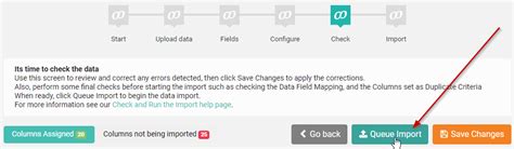 Check And Run The Import