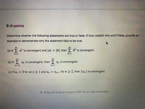 Solved Points Determine Whether The Following Chegg