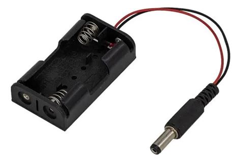 Suporte 2 Pilhas Pilha Aa Com Plug P4 Para Arduino Mercadolivre