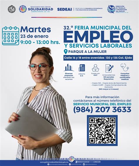 Anuncian Fecha Para La Primera Feria De Empleo Del Año En Solidaridad