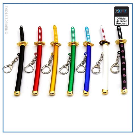 One Piece Anime Keychain Zoro Katanas Official Merch One Piece Store