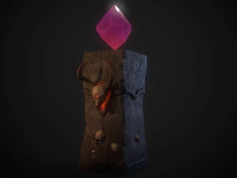 Dungeon Demonic Statue 3d 판타지 Unity Asset Store