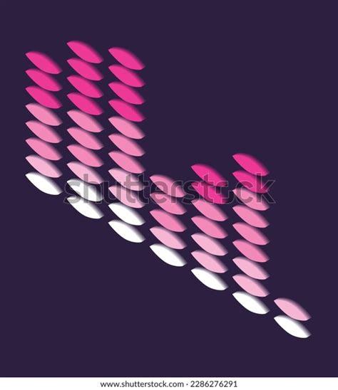 Isometric Wave Chart Colorful Infographic Design Stock Vector Royalty