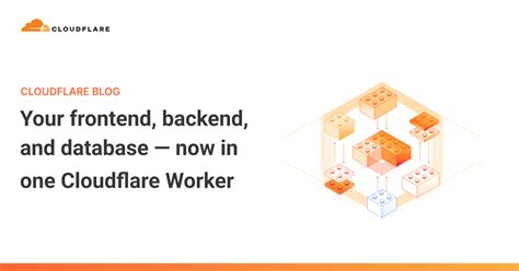 your frontend backend and database — now in one cloudflare worker